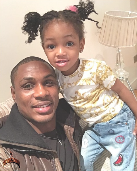Odion Ighalo shares a lovely pose With His sweet Daughter - Ọmọ Oòduà Odion Ighalo shares a lovely pose With His sweet Daughter - Ọmọ Oòduà