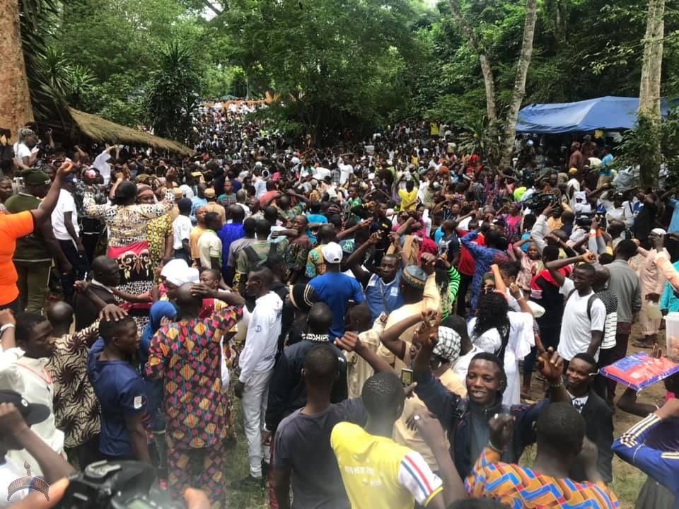 Photos: Araba of Osogbo land Ifayemi Elebuibon, others at Osun festival ...