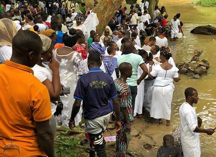 Photos: Araba of Osogbo land Ifayemi Elebuibon, others at Osun festival ...