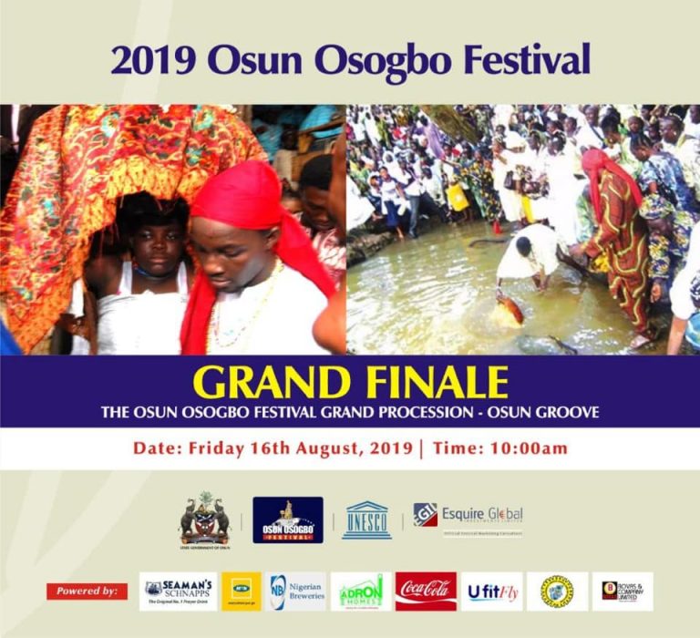 Photos: Araba of Osogbo land Ifayemi Elebuibon, others at Osun festival ...