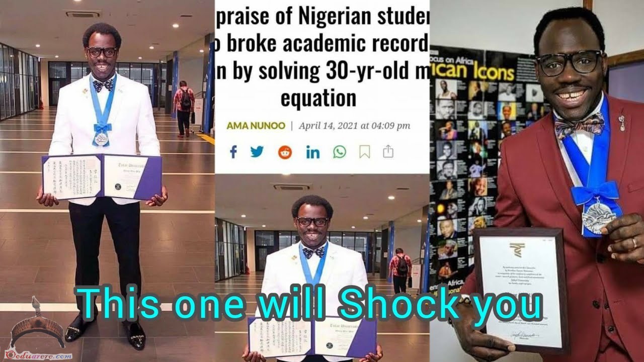 This One go shock them ?? Nigerian Genius makes history in Japan ...